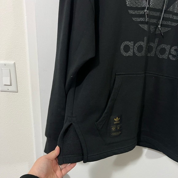 adidas | Tops | Adidas Pullover Black Hoodie | Poshmark